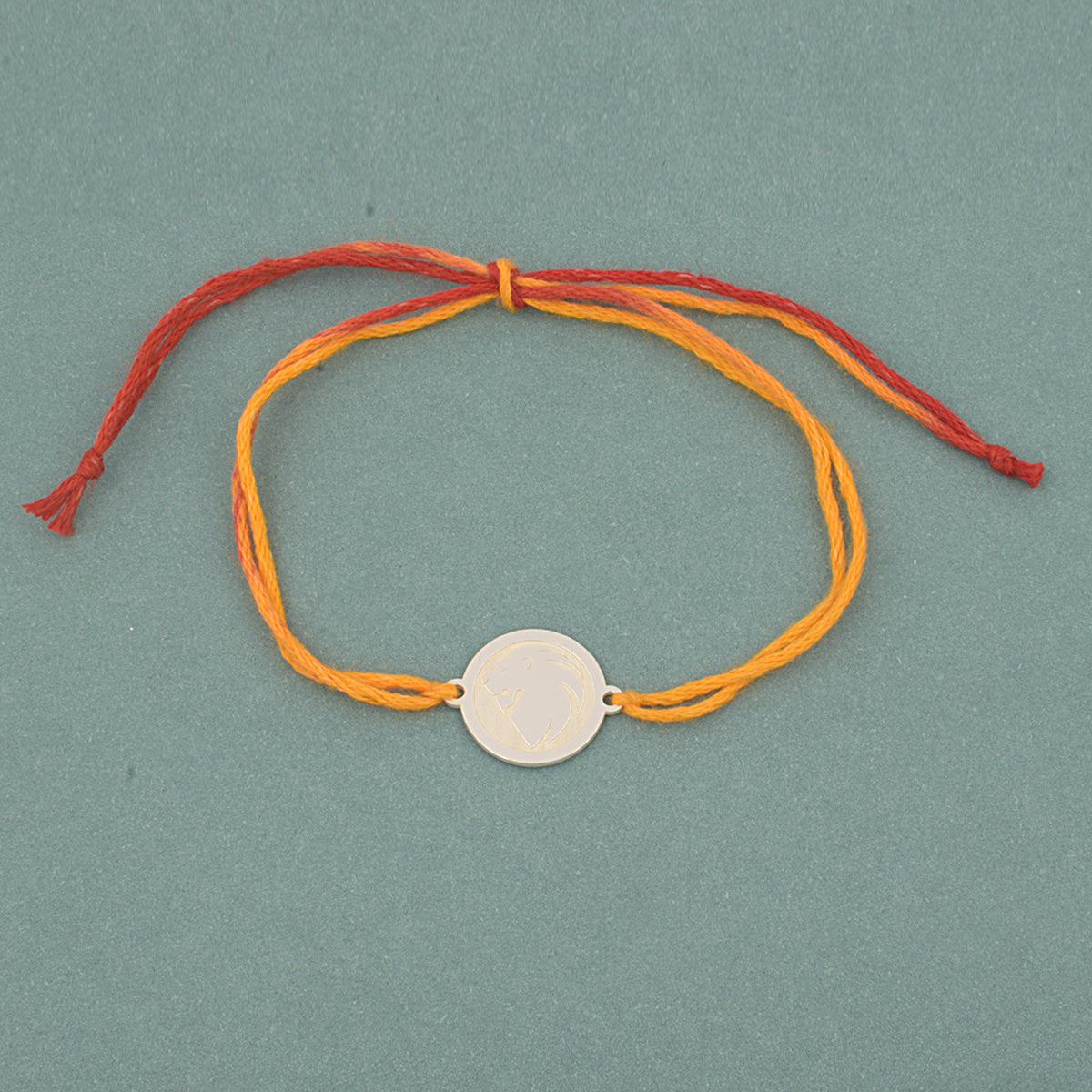 Silver Laser Cut Lion Rakhi – LBV