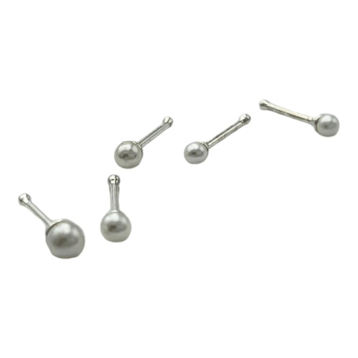 925 Sterling Silver Oxidised New Designs Nose Pins For Women And Girls ...