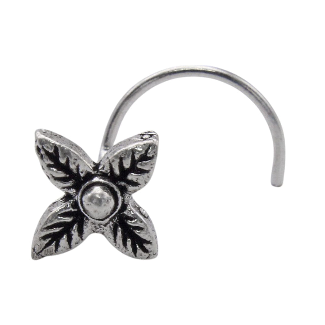 925 Sterling Silver Oxidised New Designs Nose Pins For Women And Girls ...