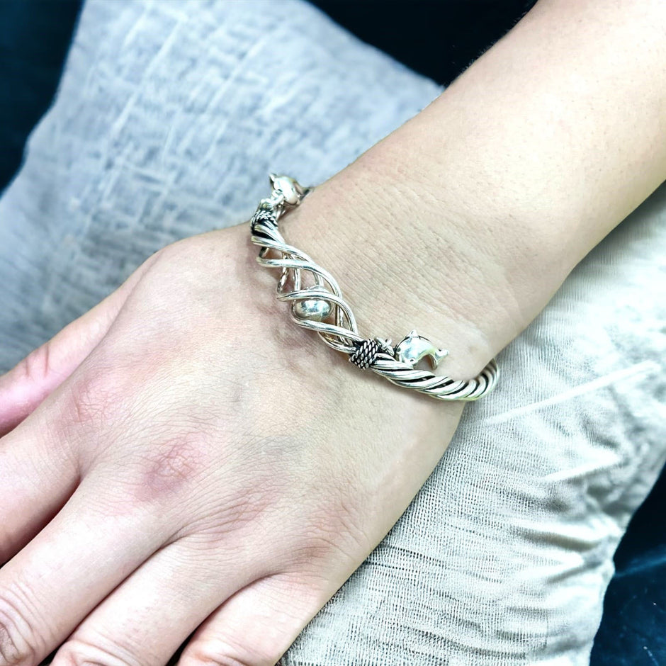 925 Sterling Silver Swarovski Bangles For Women And Girls – LBV